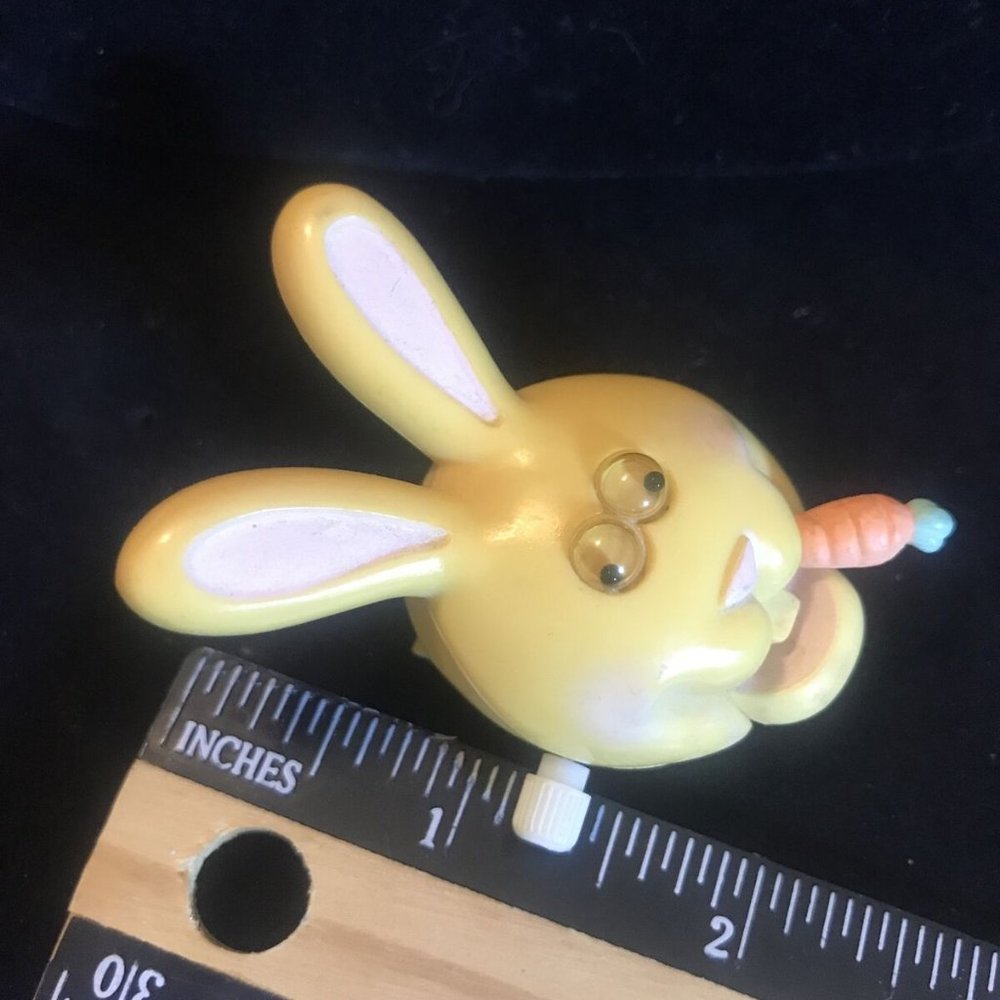 Vintage 1987 Hallmark Googly Eyed Rabbit Bunny Windup… - Gem